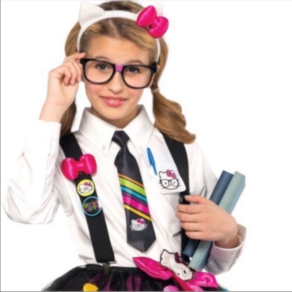 Hello Kitty | Costumes | Hello Kitty 7 Pc Nerd Kit Costume Dress Up ...